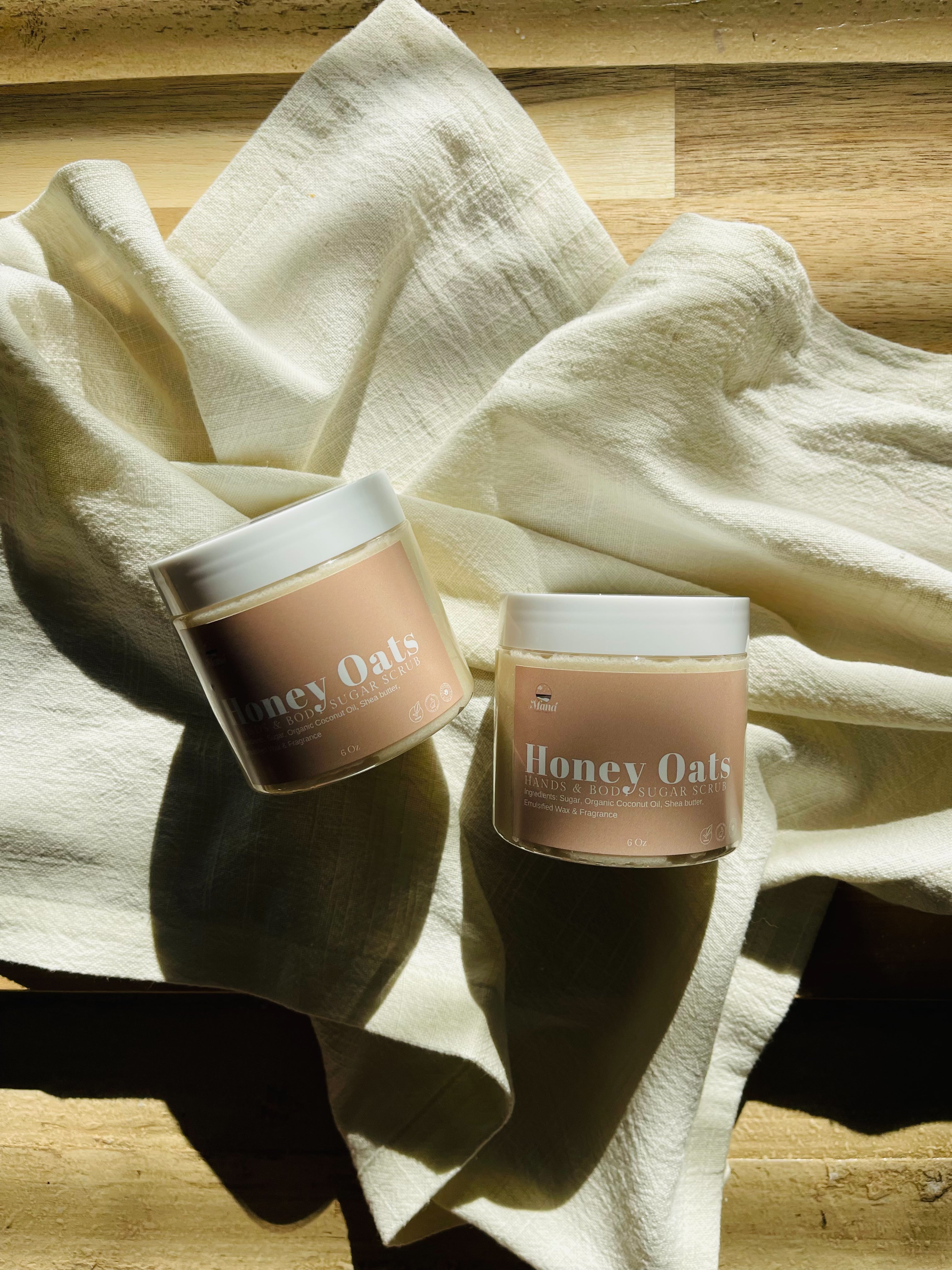 HONEY OATS BODY SCRUB – Mana Glance of Nature